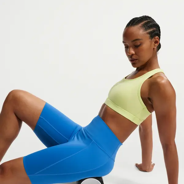 Nike Universa High-waisted 8" Biker Shorts - Blue