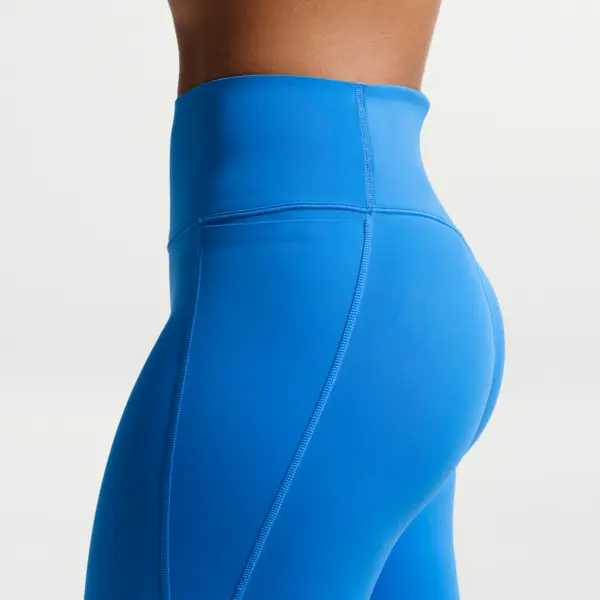Nike Universa High-waisted 8" Biker Shorts - Blue