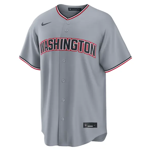 Nike James Wood Washington Nationals Mlb Replica Jersey - Grey