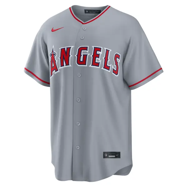 Nike Mike Trout Los Angeles Angels Mlb Replica Jersey - Grey