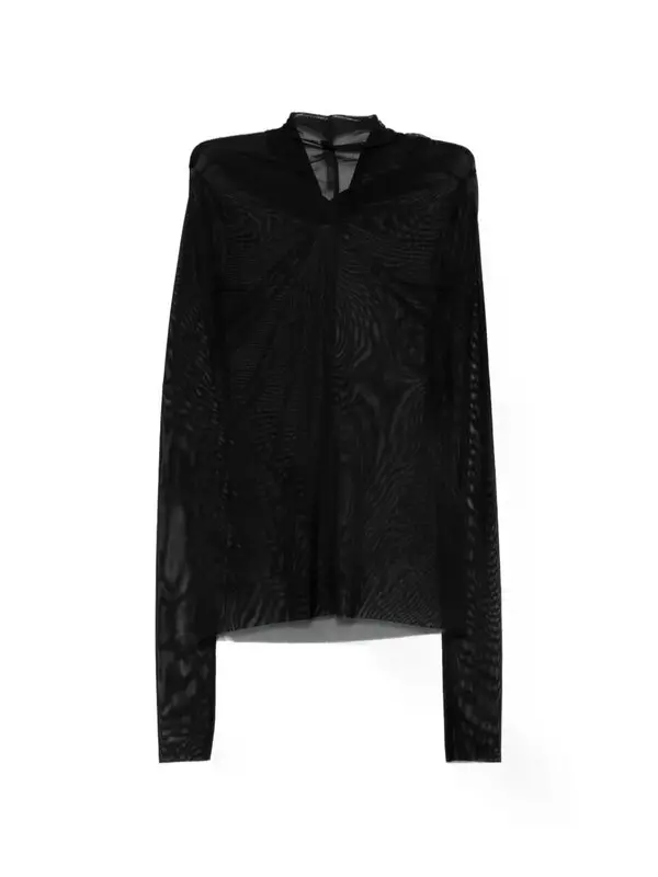 Rick Owens Kairo Twisted Top - Black