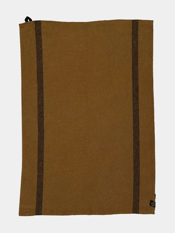 Haomy Côme Linen And Cotton Kitchen Towel - Gold