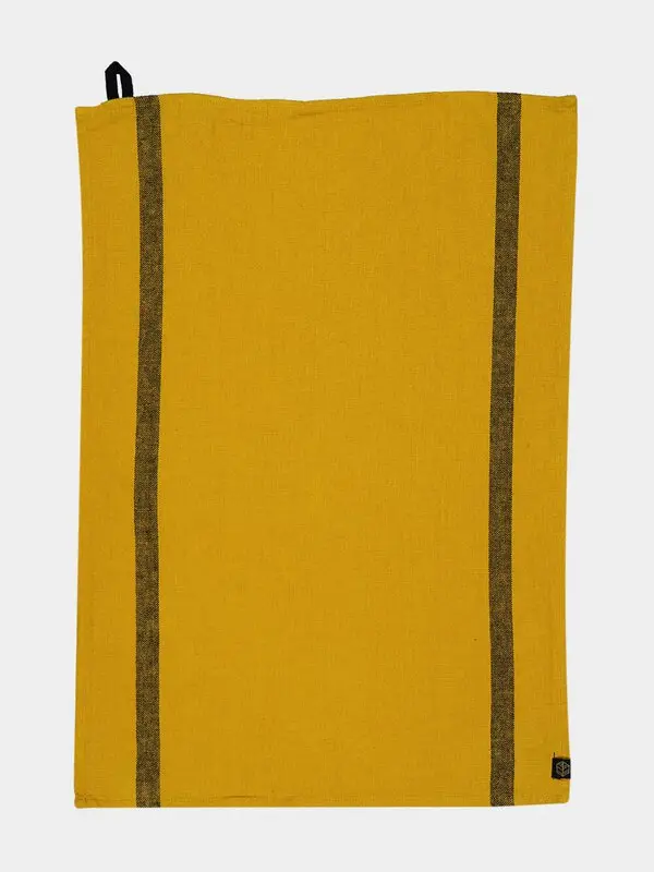 HAOMY Côme Linen And Cotton Kitchen Towel - Yellow