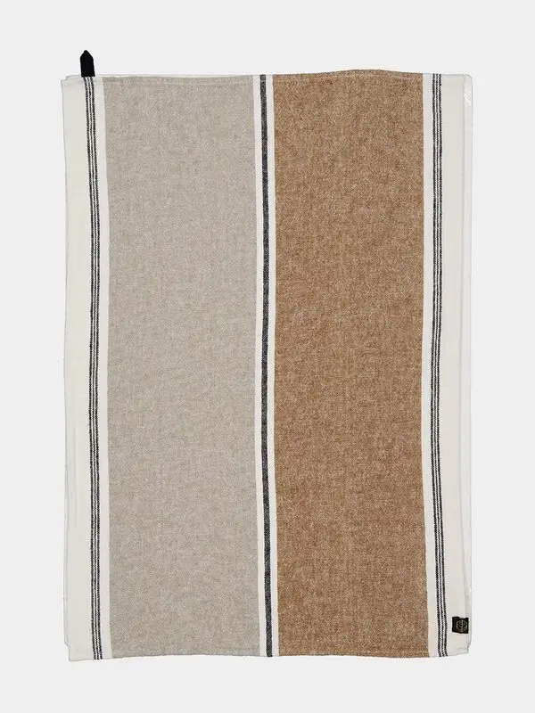 Haomy Lin Trevise Linen Kitchen Towel - Beige