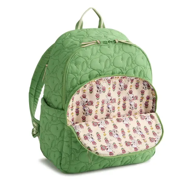 VERA BRADLEY Peanuts Bancroft Backpack - Green