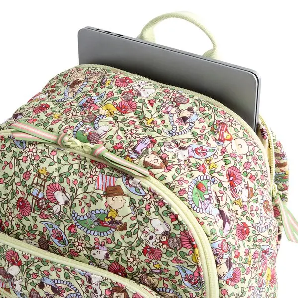 VERA BRADLEY Peanuts Bancroft Backpack - Green