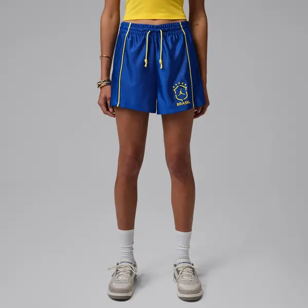 JORDAN Brooklyn Knit Brazil Shorts - Blue