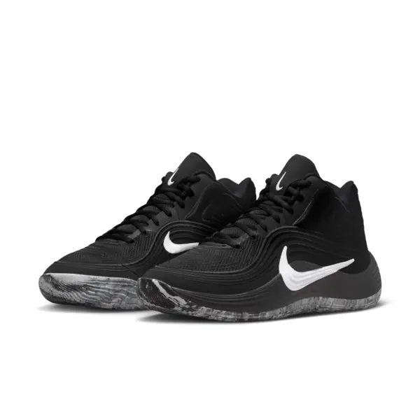 Nike Precision Mid Basketball Shoes - Black