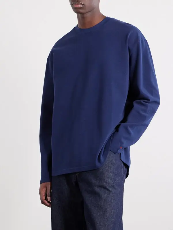NOAH Cotton-piqué Sweater
