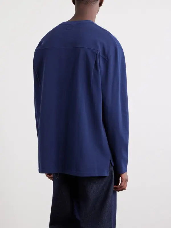 NOAH Cotton-piqué Sweater