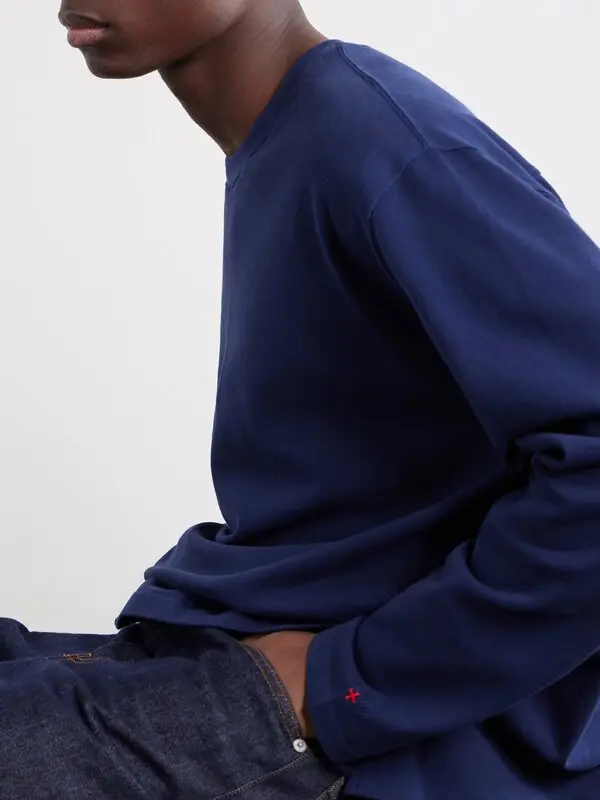 NOAH Cotton-piqué Sweater