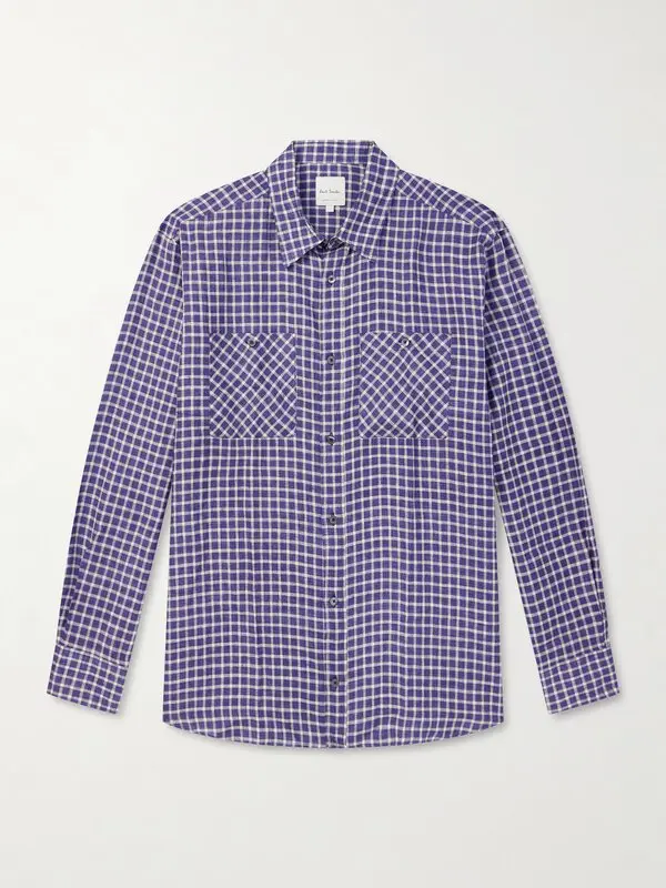 Paul Smith Checked Linen Shirt