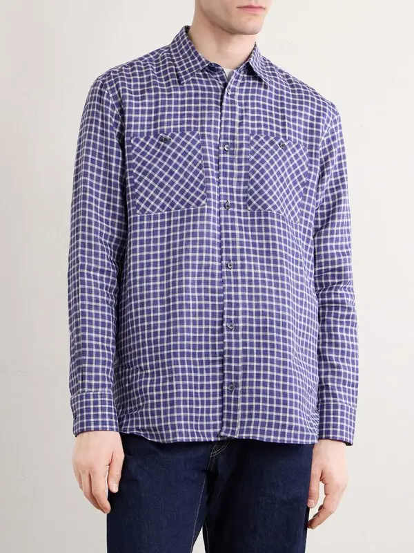 Paul Smith Checked Linen Shirt