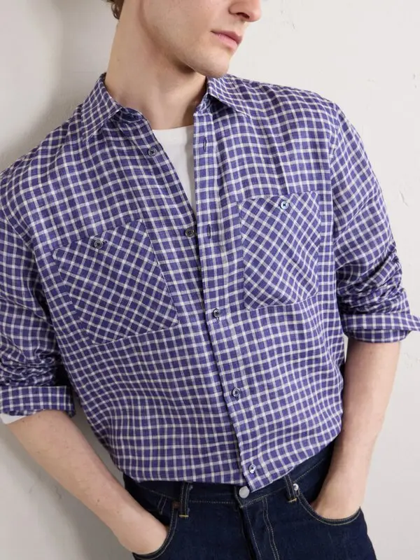 Paul Smith Checked Linen Shirt