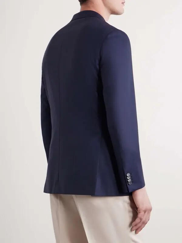 Brioni Double-breasted Wool Suit Jacket