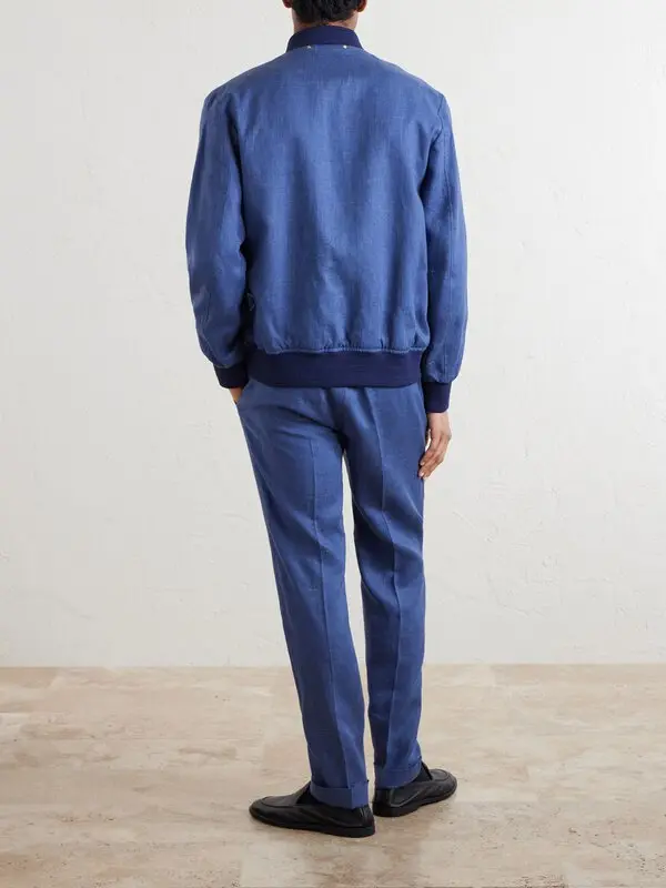 Paul Smith Linen Bomber Jacket