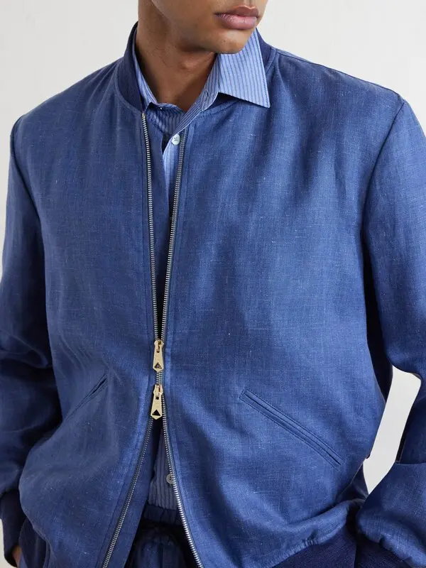 Paul Smith Linen Bomber Jacket