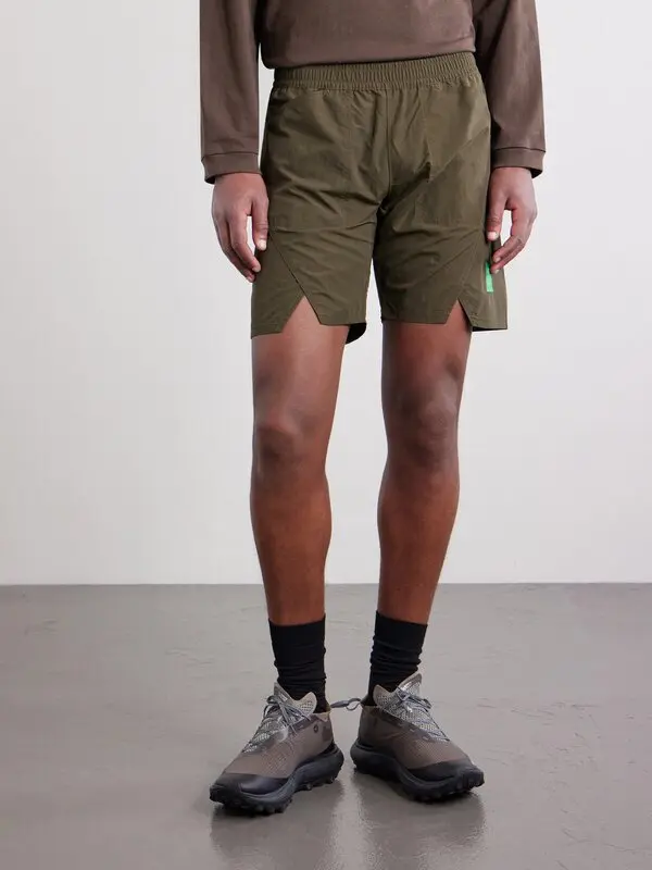 DISTRICT VISION Taslan Straight-leg Nylon Shorts