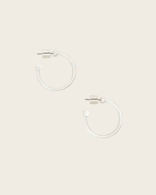 ALLSAINTS Janna Hoop Earrings - Silver