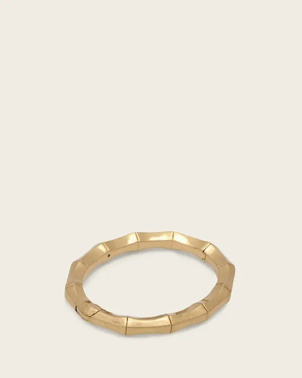 ALLSAINTS Clara Hinge Bracelet - Antique Gold