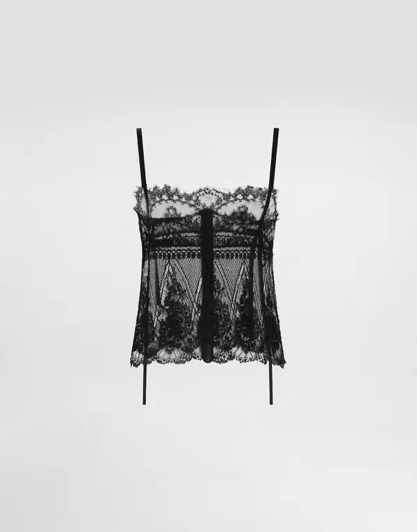 Dolce & Gabbana Lace Top - Black
