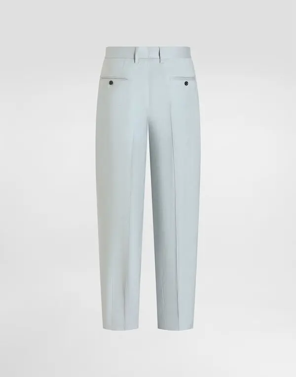 Dolce & Gabbana Shantung Viscose Trousers
