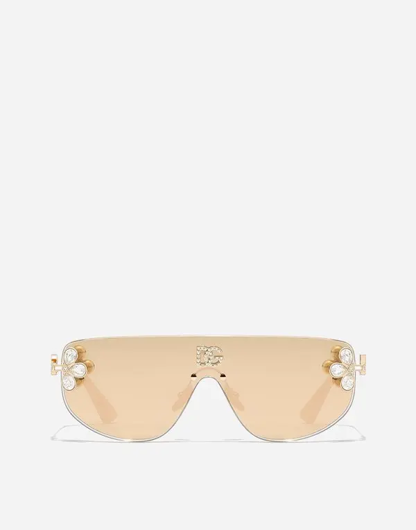 Dolce & Gabbana Dg Crystals Sunglasses - Gold