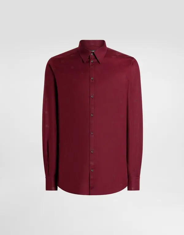 Dolce & Gabbana Logo-print Martini Poplin Shirt - Multicolor