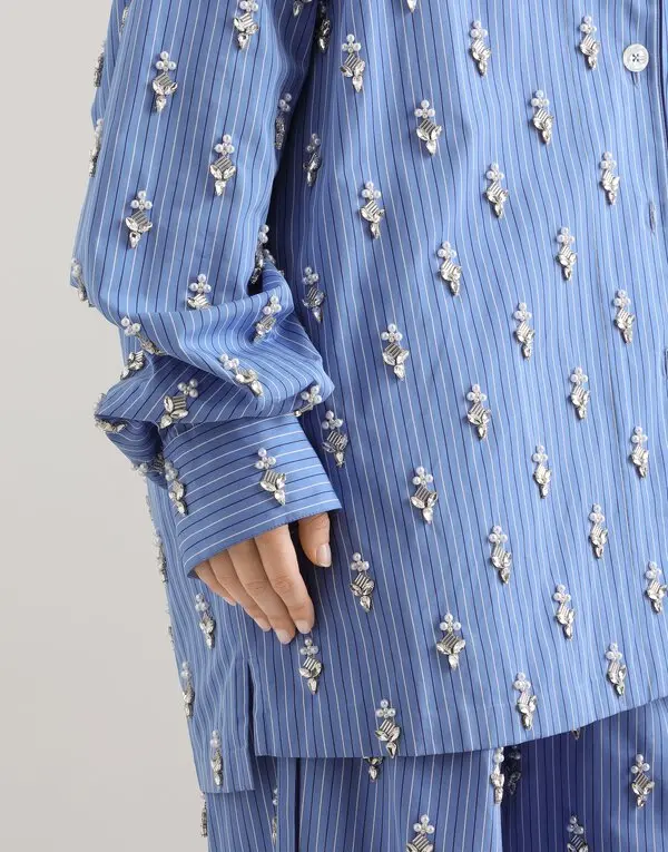 Dolce & Gabbana Cotton Shirt With Embroidery - Multicolor