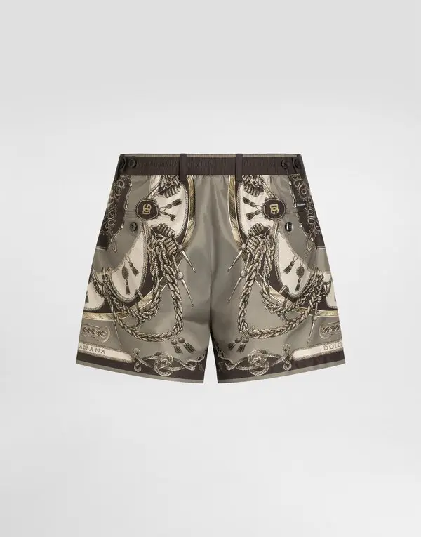 Dolce & Gabbana Printed Swim Shorts - Multicolor