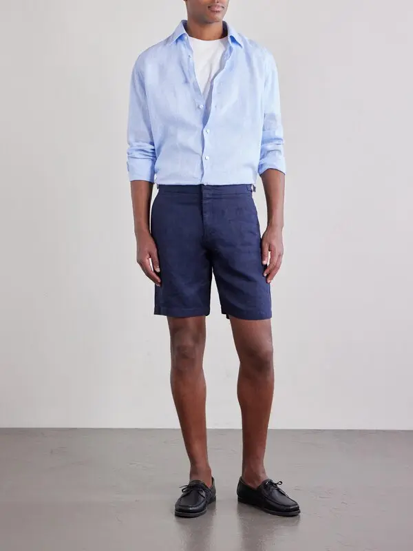 SLOWEAR Linen Shirt - Blue