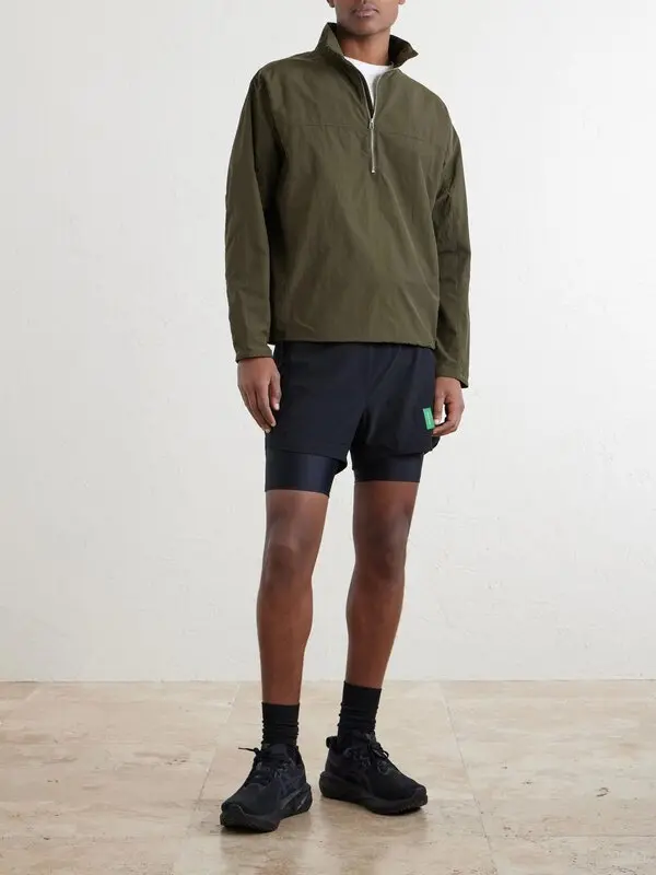 DISTRICT VISION Shell Half-zip Windbreaker Jacket