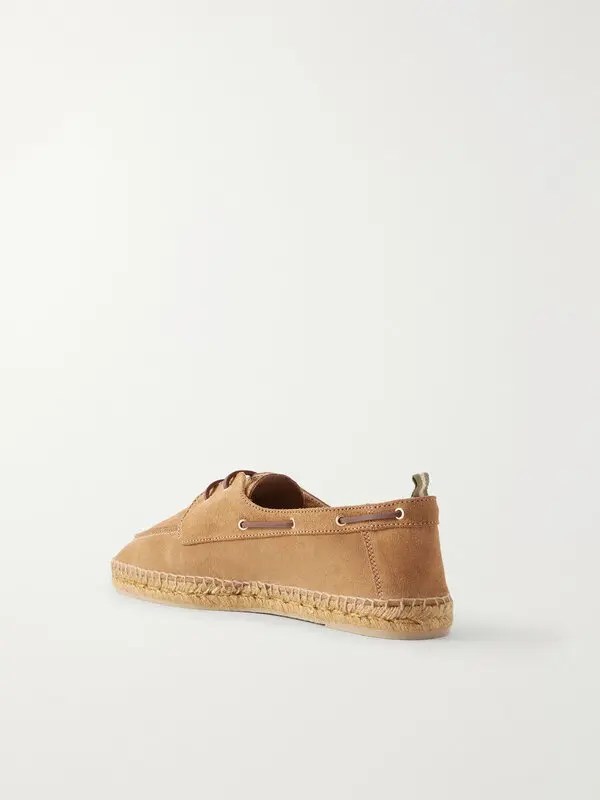 CastaÑer Nemo Suede Boat Shoes - Neutrals