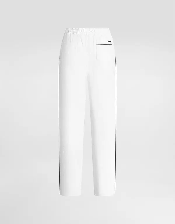 Dolce & Gabbana Structured Fabric Trousers - White