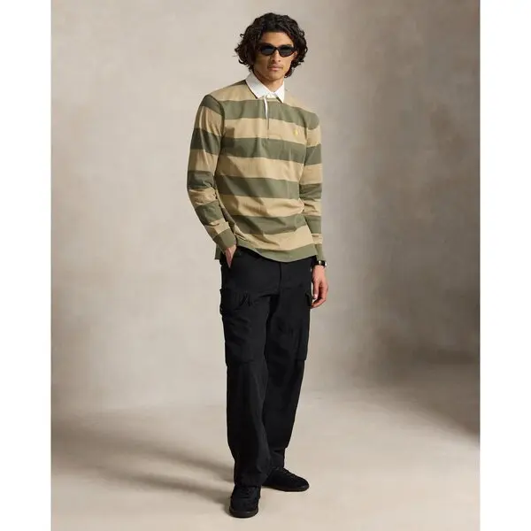 Ralph Lauren The Iconic Rugby Shirt - Olive/tan