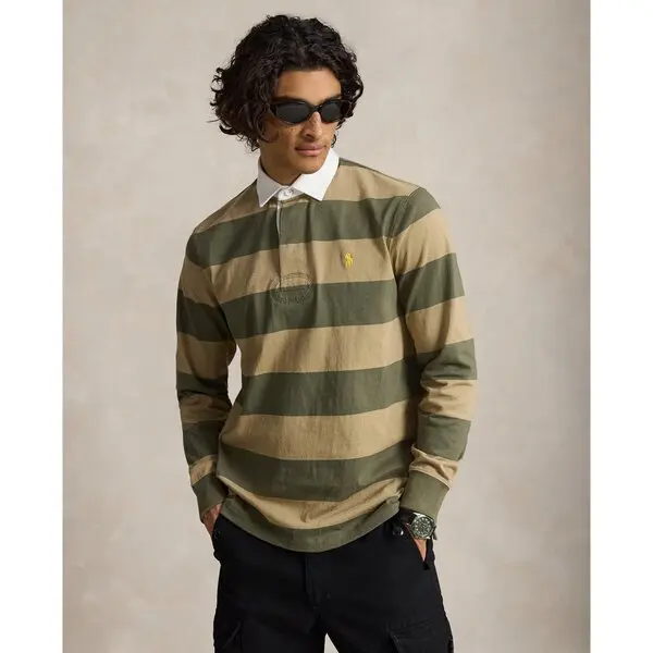 Ralph Lauren The Iconic Rugby Shirt - Olive/tan