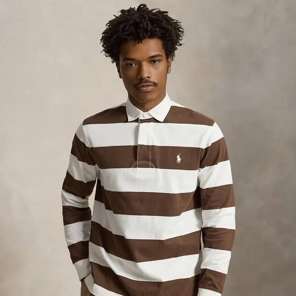 Ralph Lauren The Iconic Rugby Shirt - Trophy Cream/brown