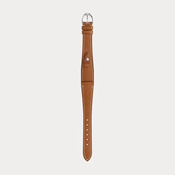 Ralph Lauren Petite Stirrup Cafskin Watch Strap - Tan