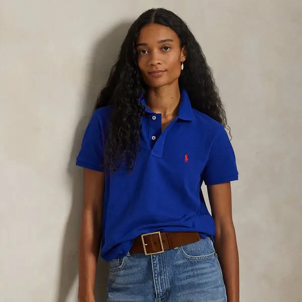 Ralph Lauren Classic Fit Mesh Polo Shirt - Heritage Royal