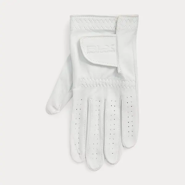 Ralph Lauren Cabretta Leather Golf Glove Left Hand - White