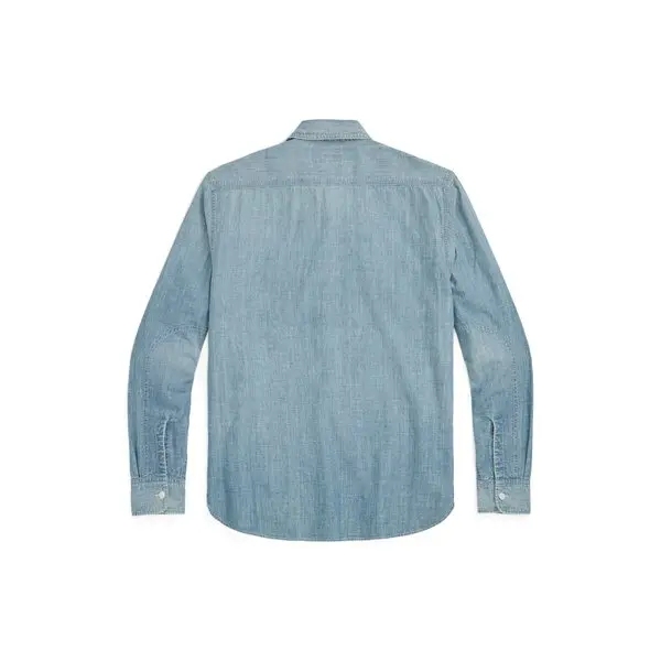 Ralph Lauren Indigo Chambray Workshirt - Medium Wash