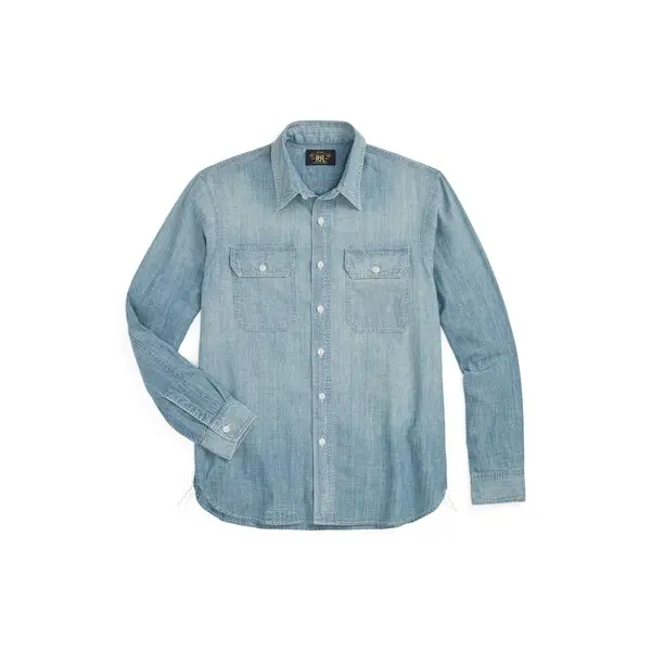 Ralph Lauren Indigo Chambray Workshirt - Medium Wash