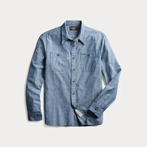 Ralph Lauren Indigo Chambray Workshirt - Rinse