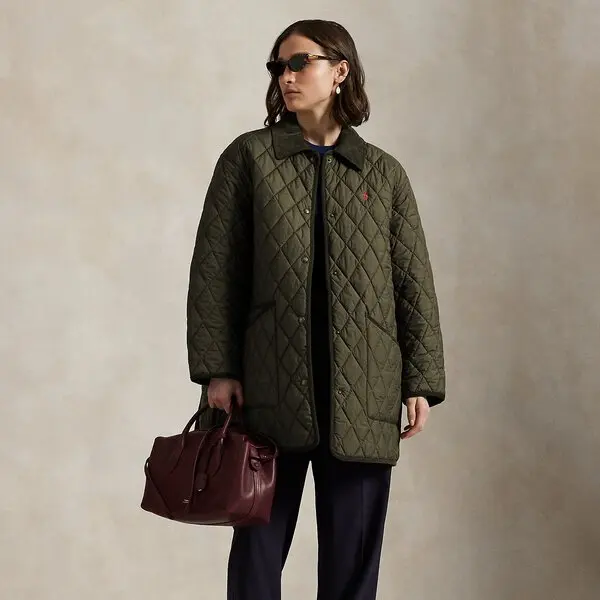 Ralph Lauren Quilted Barn Jacket - Ranger Green