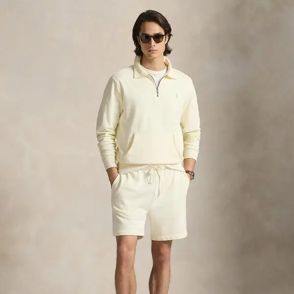 Ralph Lauren 6.5-inch Loopback Fleece Short - Clubhouse Cream