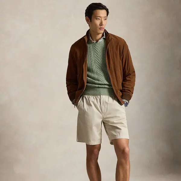 Ralph Lauren 8-inch Polo Prepster Twill Shorts - Stoneware Grey