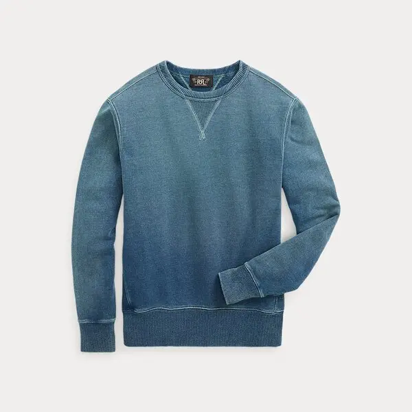Ralph Lauren French Terry Sweatshirt - Washed Blue Indigo