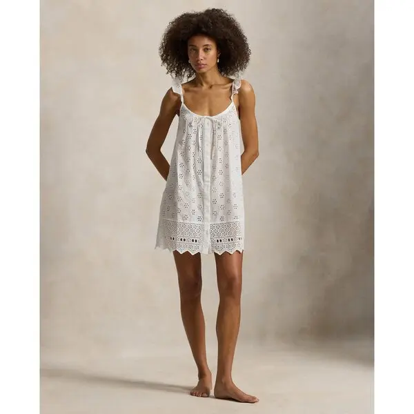 Ralph Lauren Eyelet Cotton Sleep Dress