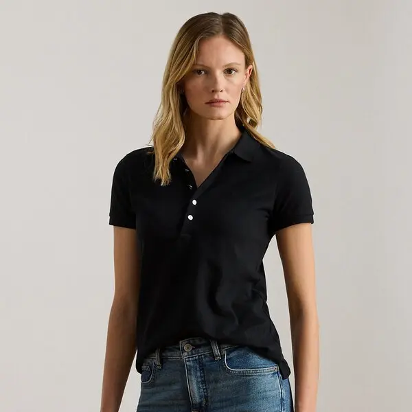 Ralph Lauren Piqué Poo Shirt - Polo Black