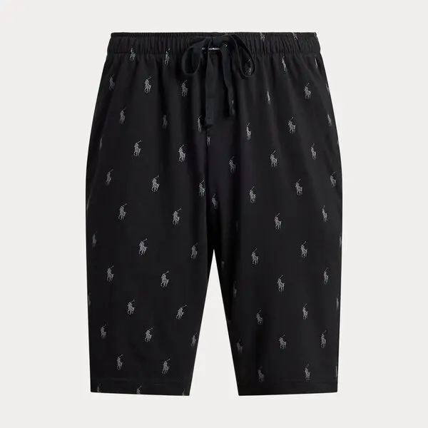 Ralph Lauren Printed Relaxed-fit Pajama Short - Polo Black